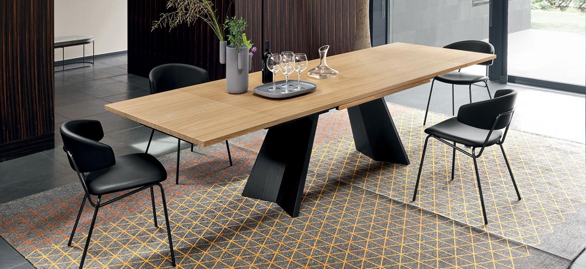 Prostorne okrogle jedilne mize ali raztegljive mize za jedilnico - Maros