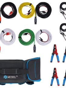 Metrel UK - S 2126 10M Set of test leads with big Kelvin clamps 10 m