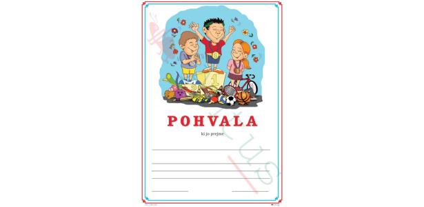 Pohvala - športna - Antus