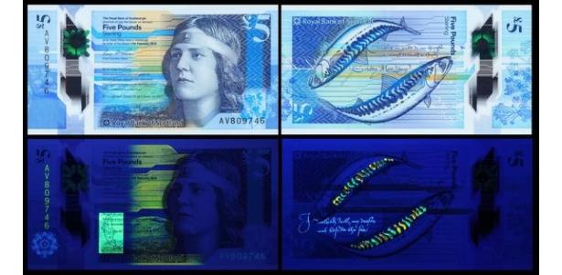 Royal Bank of Scotland (UK), the current polymer series - Polymer Banknotes