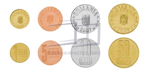 Romania 4 coin set (2005-2018) - Polymer Banknotes