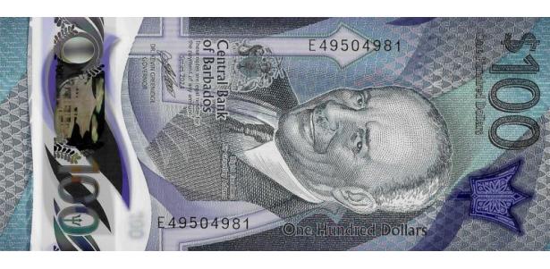 Barbados S6R3, 100 dollars, 2024, P85, B244b, UNC - Polymer Banknotes