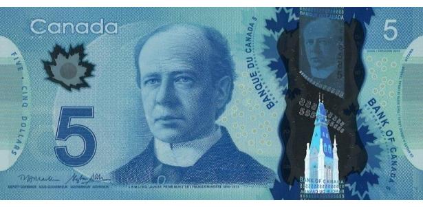 Canada S1R2, 5 dollars, 2013, P106, B371b, UNC - Polymer Banknotes