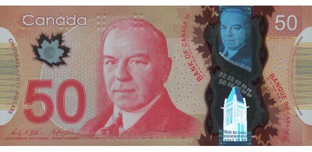 Canada S4R2, 50 dollars, 2015, P109, B374b, UNC - Polymer Banknotes