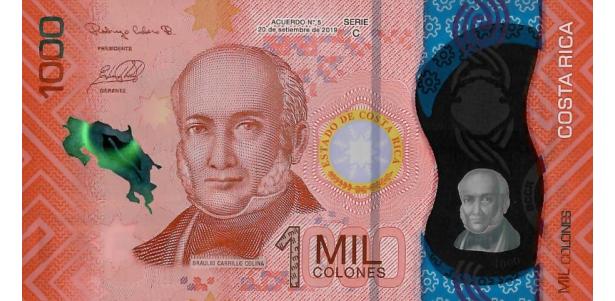 Costa Rica S3R1, 1,000 colones, 2021, P274, B558, UNC - Polymer Banknotes