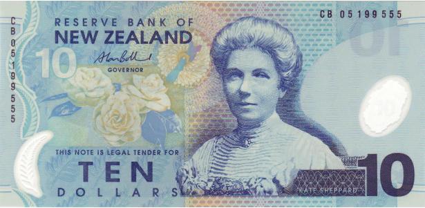 New Zealand S3R7, 10 dollars, 2005, P186, B132d, UNC - Polymer Banknotes