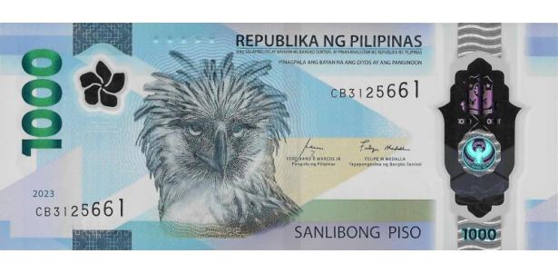 Philippines S4R3, 1,000 piso, 2023, P230a, B1102c, UNC - Polymer Banknotes